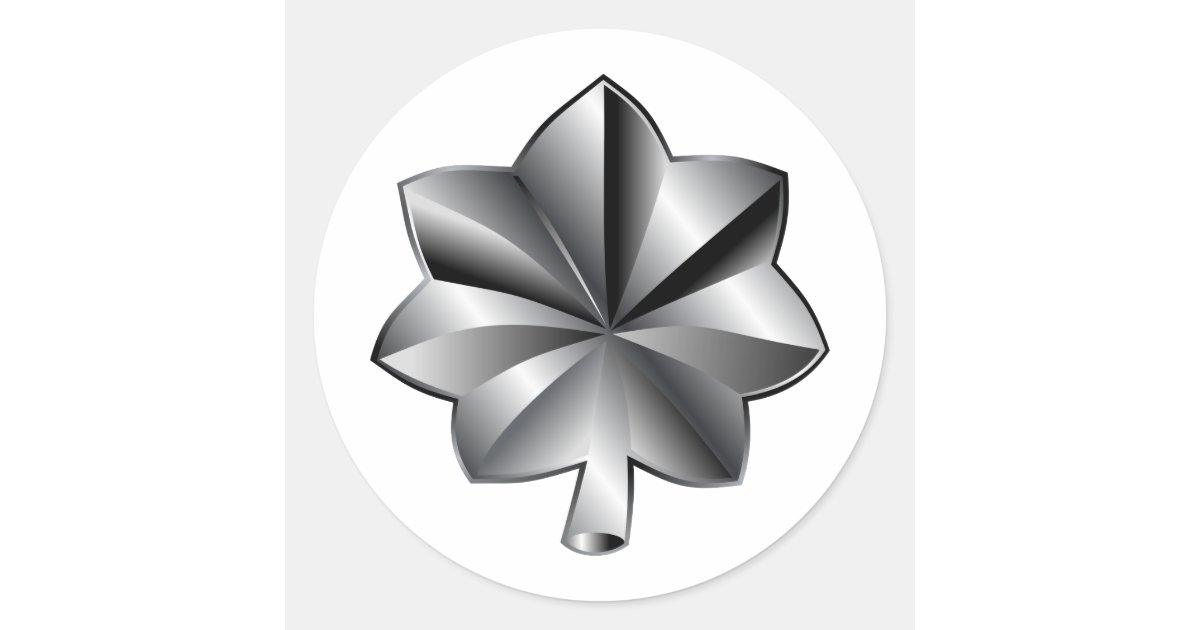 US Military Rank - Lieutenant Colonel Classic Round Sticker | Zazzle