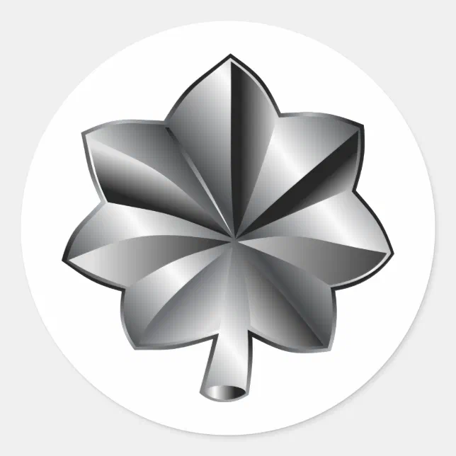 US Military Rank - Lieutenant Colonel Classic Round Sticker | Zazzle