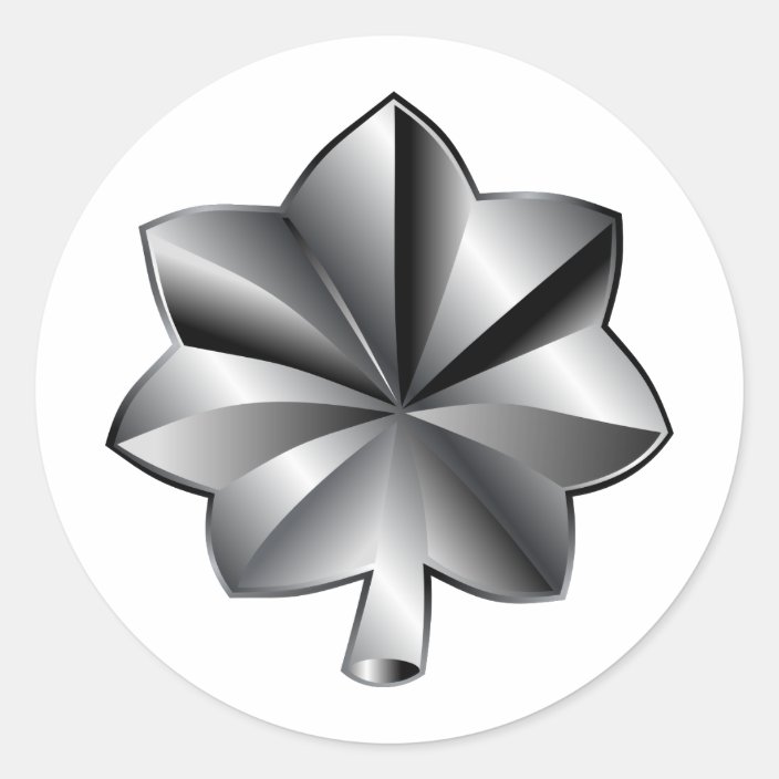 US Military Rank - Lieutenant Colonel Classic Round Sticker | Zazzle