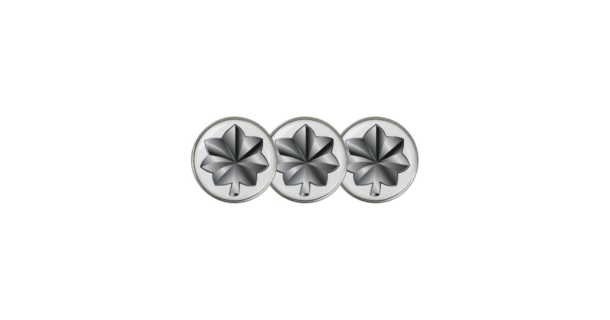 US Military Rank - Lieutenant Colonel Golf Ball Marker | Zazzle