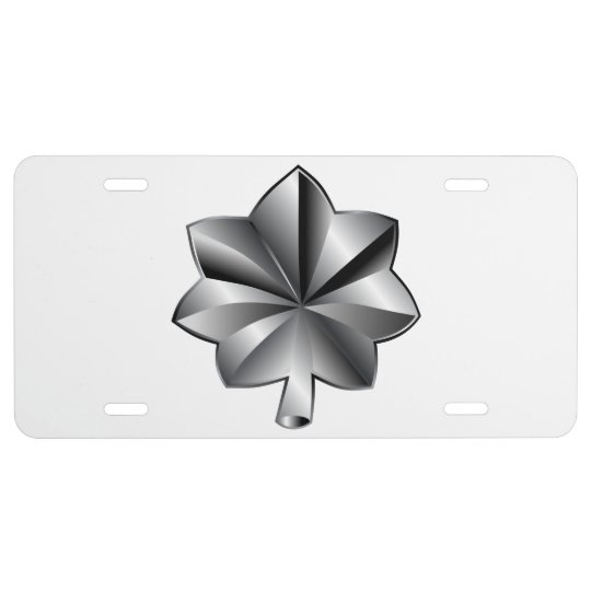 US Military Rank - Lieutenant Colonel License Plate | Zazzle.com