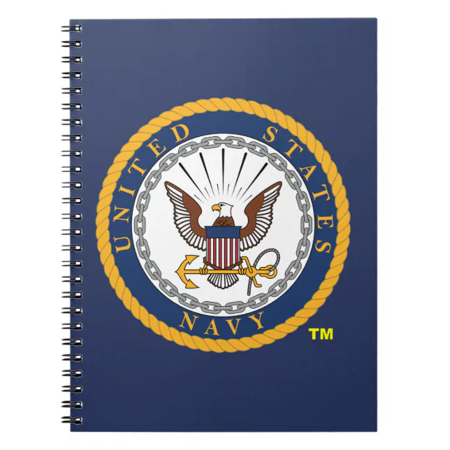 US Navy Emblem Notebook | Zazzle