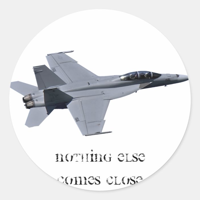 US Navy F-18 Super Hornet Sticker | Zazzle.com