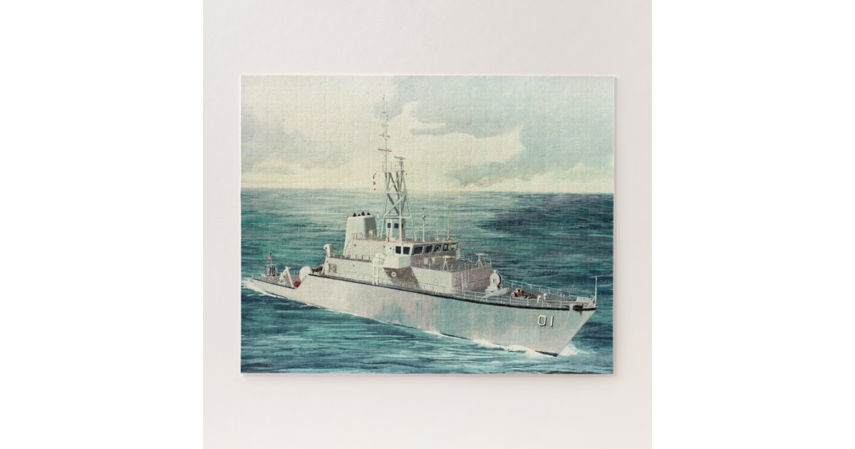 US Navy MSH-1 class minesweeper-hunter (MSH) Jigsaw Puzzle | Zazzle