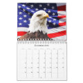 US Patriotic Calendar | Editable Year Text | Zazzle