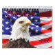 US Patriotic Calendar | Editable Year Text | Zazzle