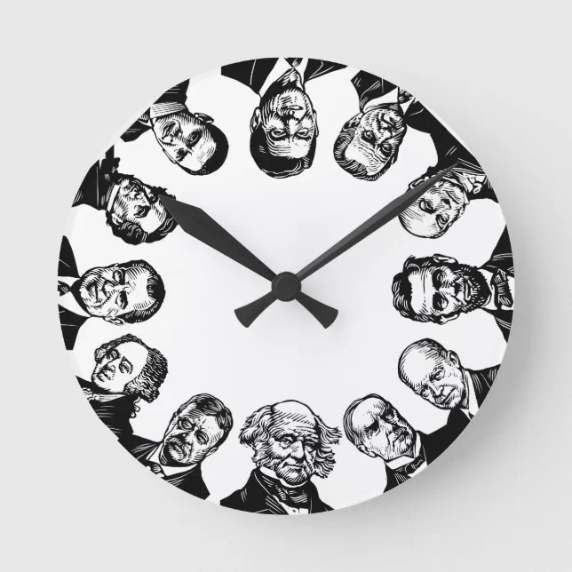 US Presidents Wall Clock | Zazzle