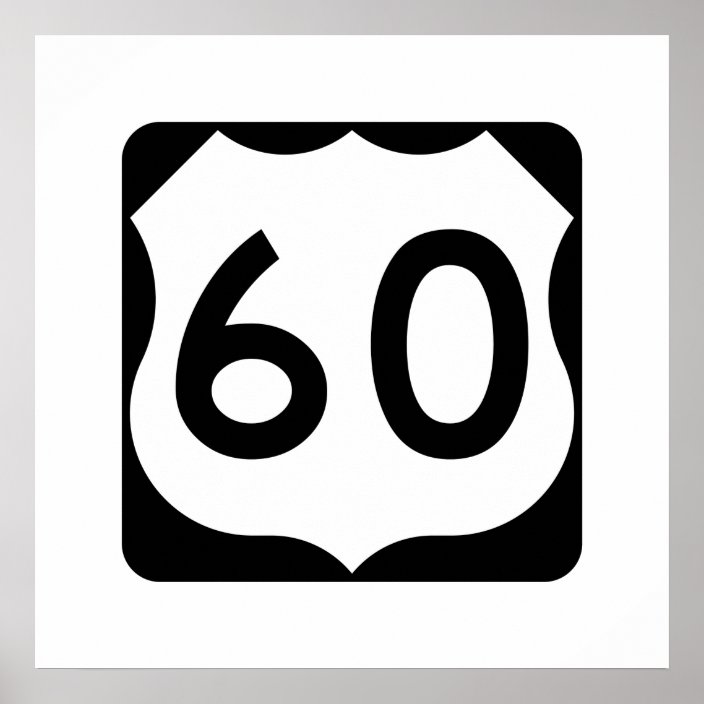 US Route 60 Sign | Zazzle.com