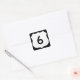 US Route 6 Sign Square Sticker | Zazzle