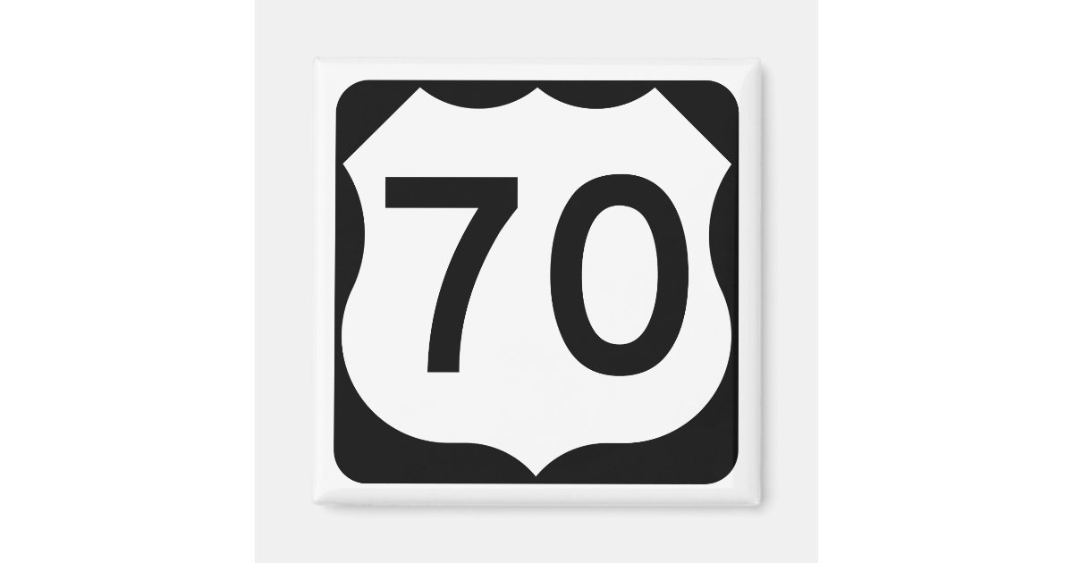 US Route 70 Sign Magnet | Zazzle.com