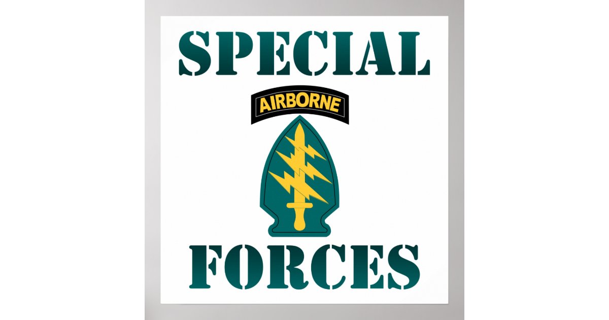 US Special Forces Poster | Zazzle
