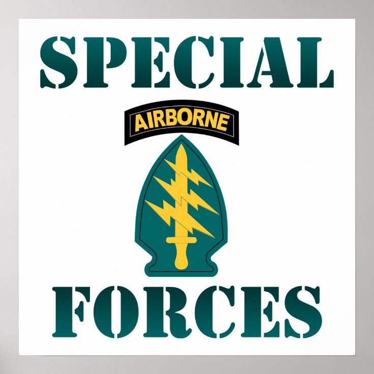 US Special Forces Poster | Zazzle