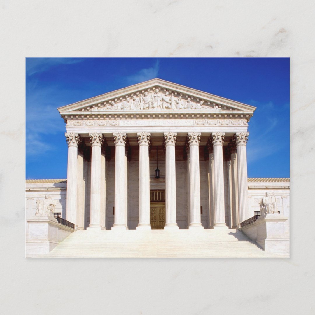 US Supreme Court building, Washington DC, USA Postcard | Zazzle