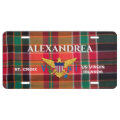 US Virgin Islands Flag St. Croix Madras Custom License Plate | Zazzle