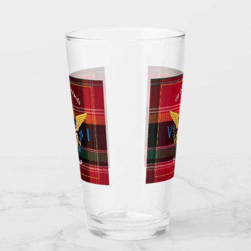 US Virgin Islands Flag St. Croix USVI Madras Glass | Zazzle