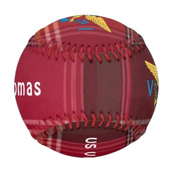 US Virgin Islands Flag St. Thomas USVI Madras Baseball | Zazzle
