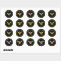 US Virgin Islands Flag USVI St. Croix Classic Round Sticker | Zazzle