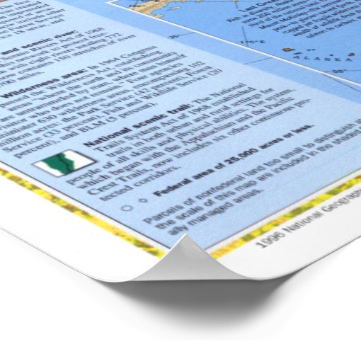 " USA: 1996/today - Federal Lands Map... Poster | Zazzle