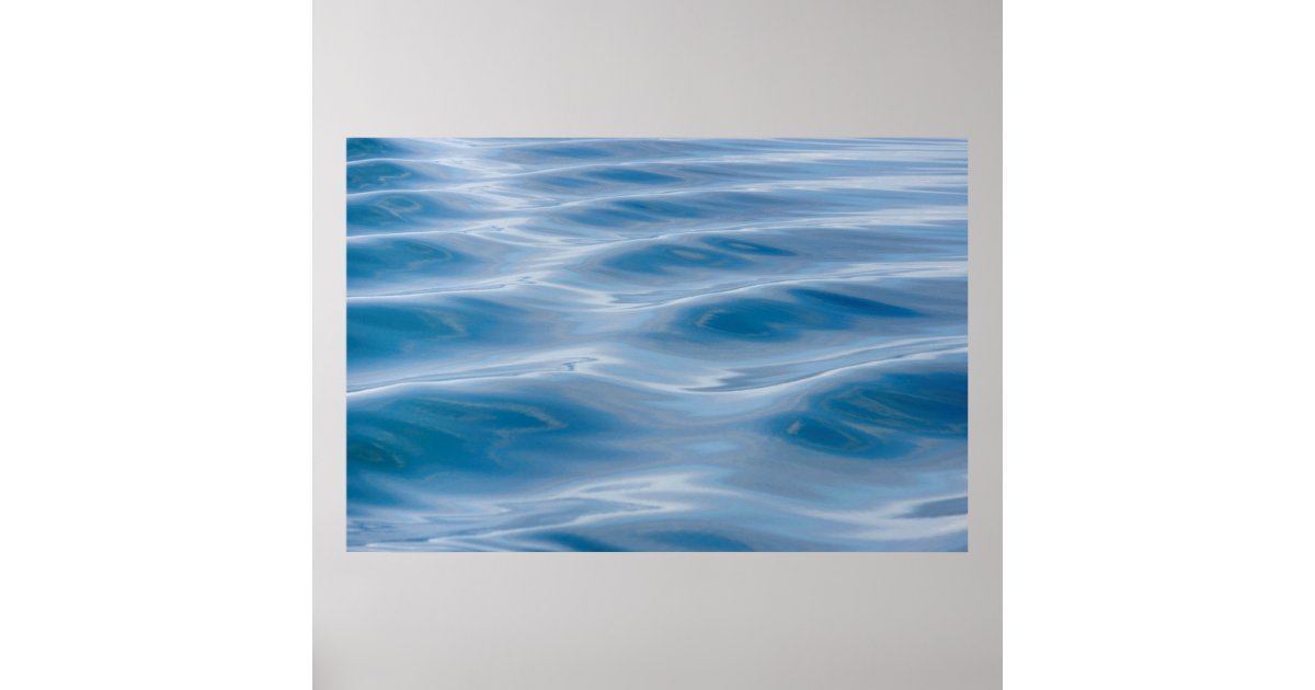 USA, Alaska | Detail of Boat Wake Poster | Zazzle