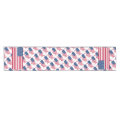 USA AMERICA Flag Patriotic Short Table Runner | Zazzle