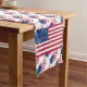 USA AMERICA Flag Patriotic Short Table Runner | Zazzle