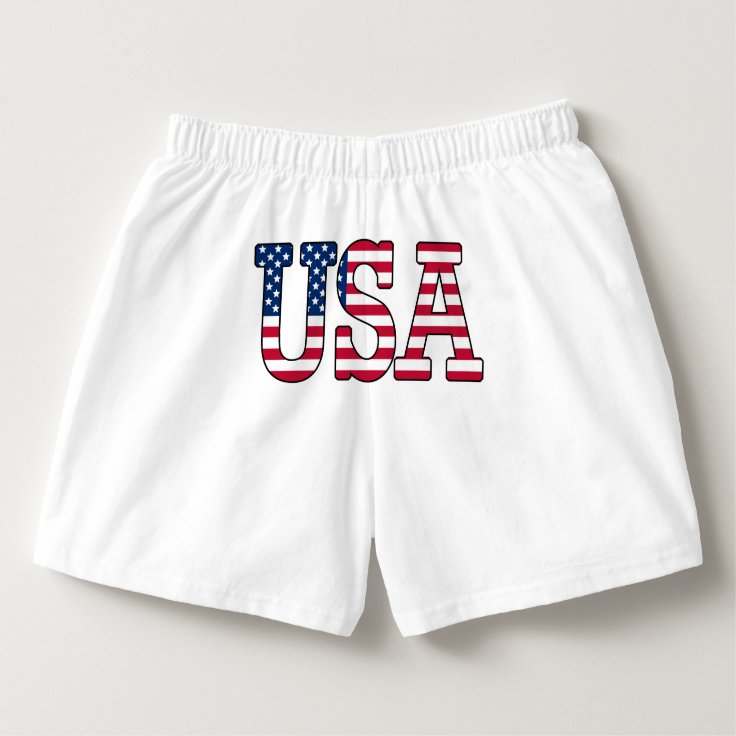 USA American Flag Boxer Shorts | Zazzle