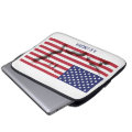 USA AMERICAN Flag Map Patriotic Computer Laptop Sleeve | Zazzle