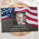 USA American Flag Memorial Photo Military Funeral Guest Book | Zazzle