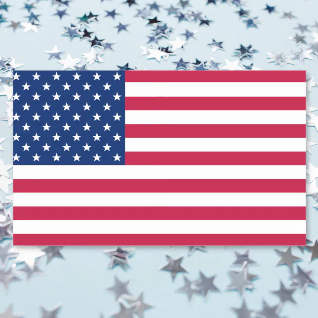 USA American Flag Patriotic Stars Stripes Sticker | Zazzle