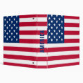 USA American Flag Stars and Stripes 3 Ring Binder | Zazzle