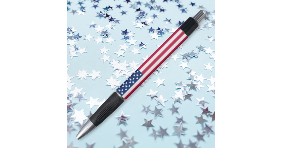 USA American Flag Stars and Stripes Ballpoint Pen | Zazzle