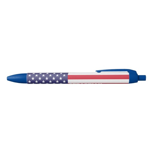 USA American Personalized Patriotic Flag Pen | Zazzle