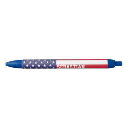 USA American Personalized Patriotic Flag Pen | Zazzle