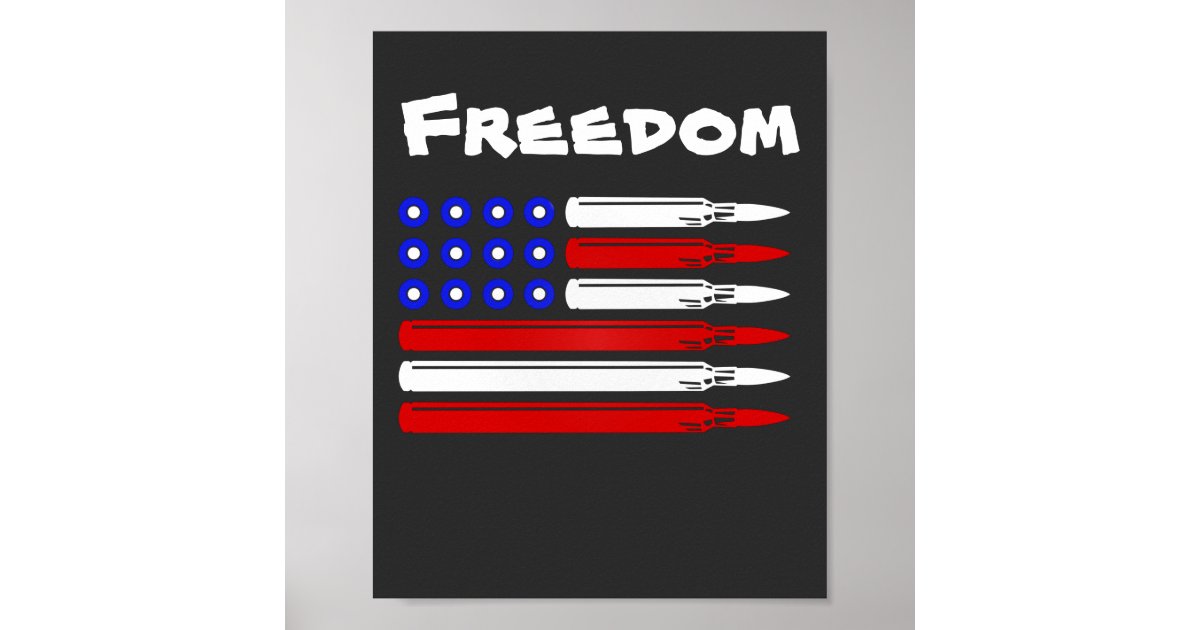 Usa Ammo Flag Poster | Zazzle