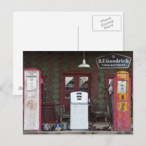 USA, Arizona. Chloride Ghost Town, old gas Postcard | Zazzle