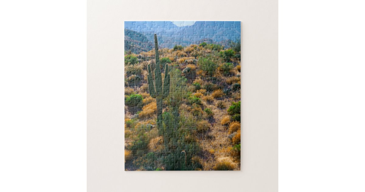 USA, Arizona. Desert View Jigsaw Puzzle | Zazzle