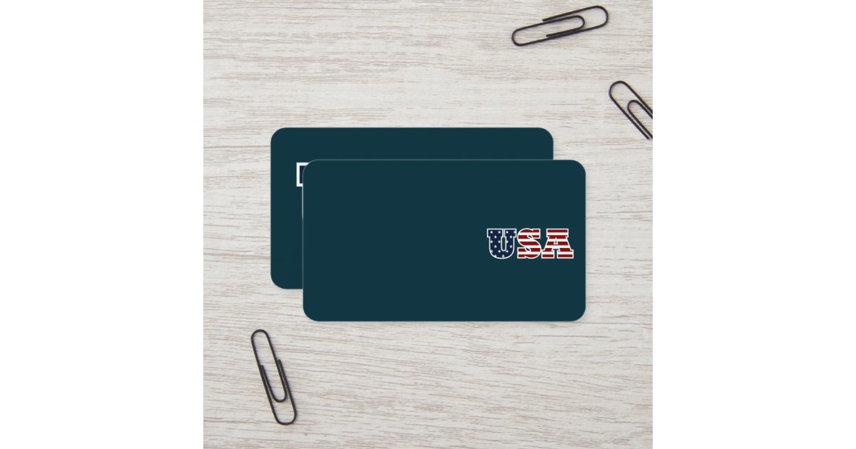 USA Business Card | Zazzle