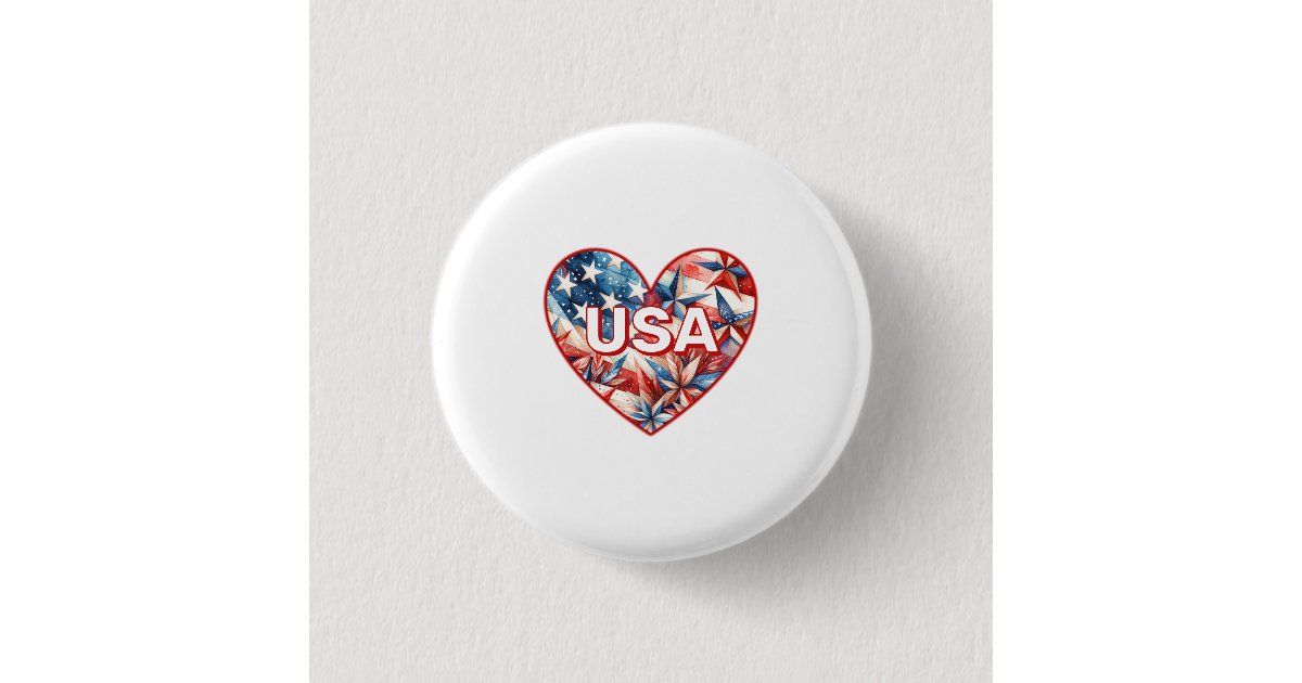USA BUTTON | Zazzle
