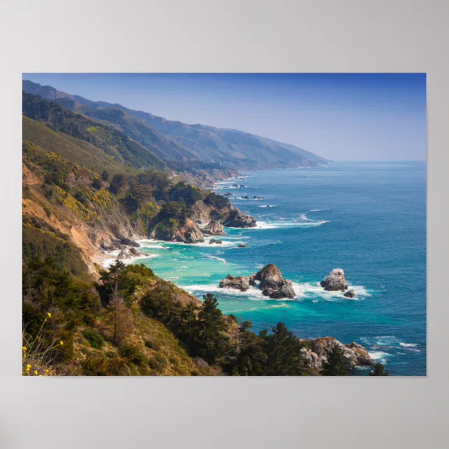 USA, California. California Coast, Big Sur Poster | Zazzle