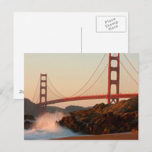 USA, California. Golden Gate Bridge View Postcard | Zazzle
