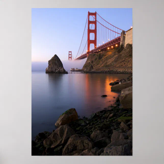 USA, California, San Francisco. Golden Gate Poster | Zazzle
