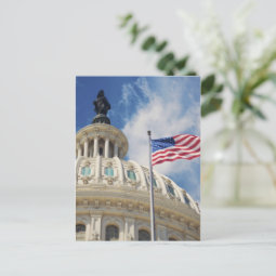 USA, Columbia, Washington DC, Capitol Building Postcard | Zazzle