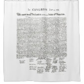 USA Declaration of Independance Shower Curtain | Zazzle