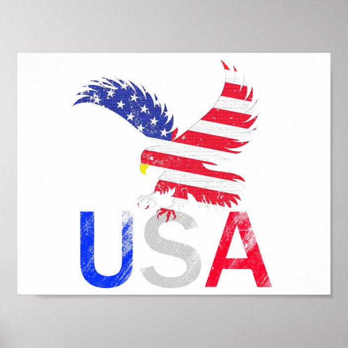 USA Eagle Poster | Zazzle.com
