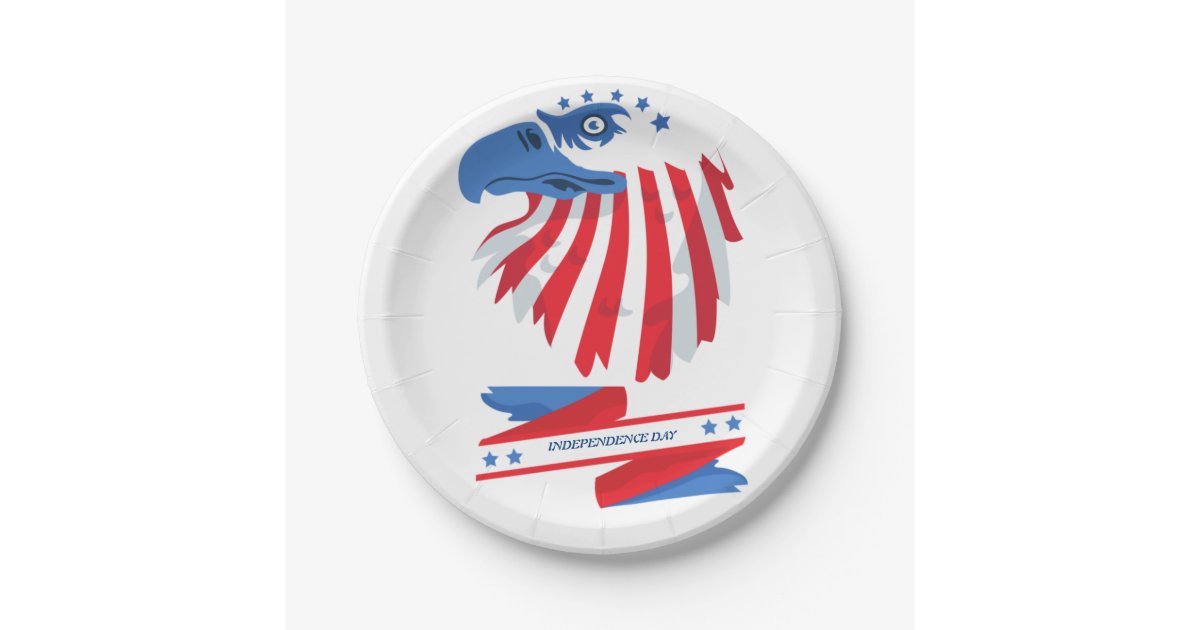 Usa Eagle Symbol Paper Plates | Zazzle