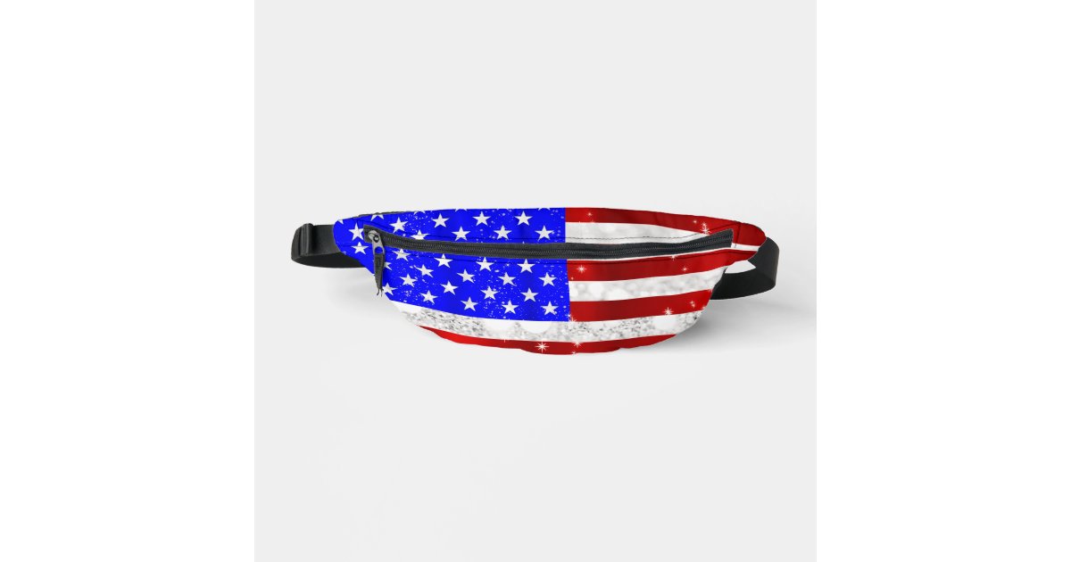 USA flag Fanny Pack | Zazzle
