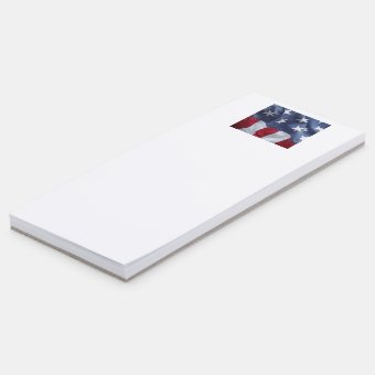 USA flag Magnetic Notepad | Zazzle