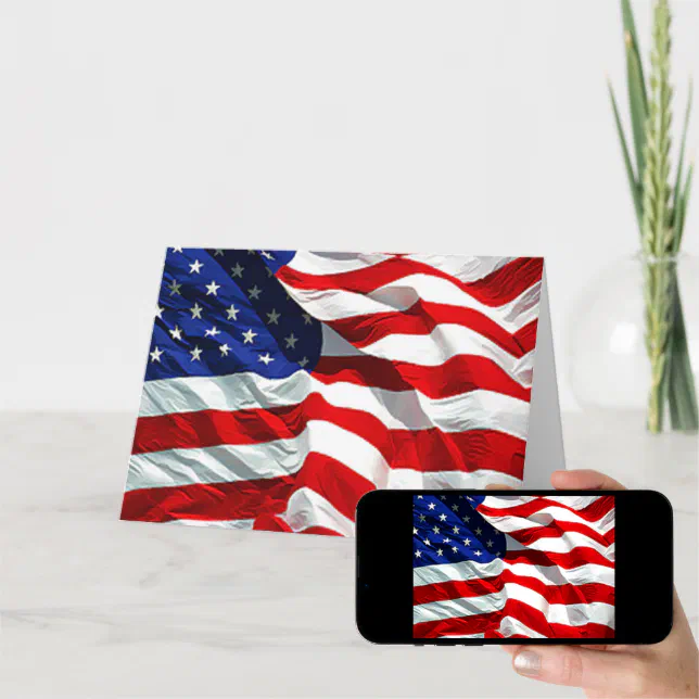 USA Flag Note Cards | Zazzle