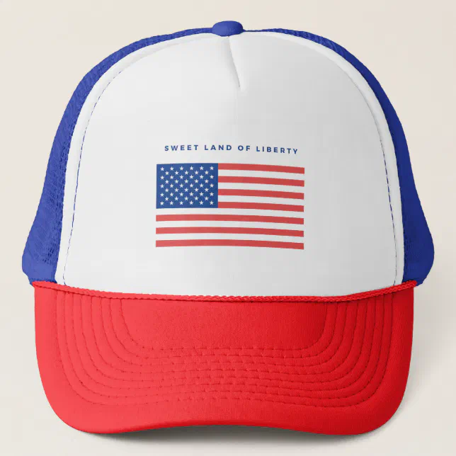 USA Flag Patriotic Cap | Zazzle