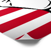 USA Flag | Rising Fist Poster | Zazzle